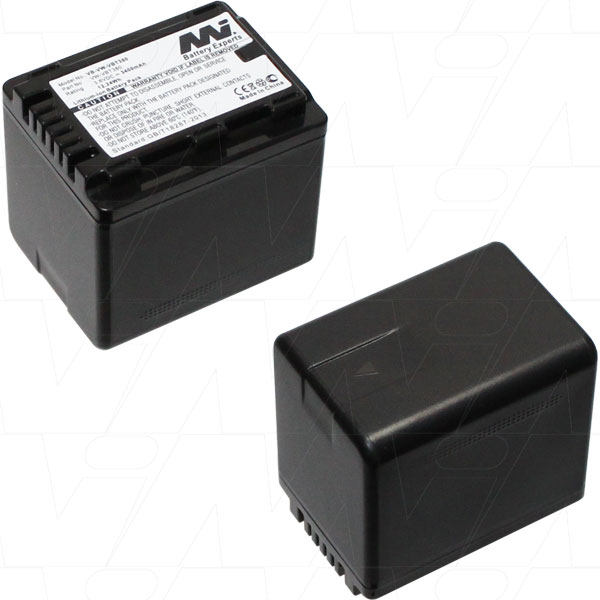 PANASONIC VW-VBT380 VIDEO CAMERA BATTERY VBT380 380E-K